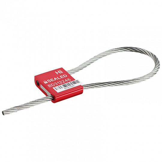 Certified cable seal CableLock Ø 5.0 mm with removable label