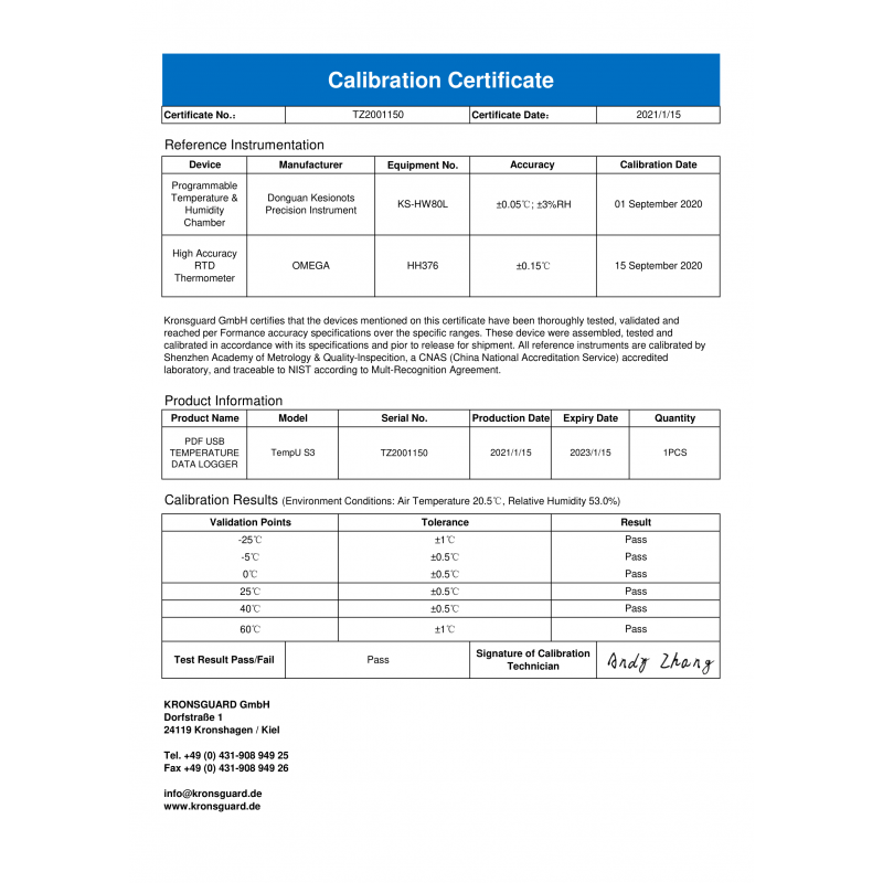 Multi-use temperature data logger TempU M4