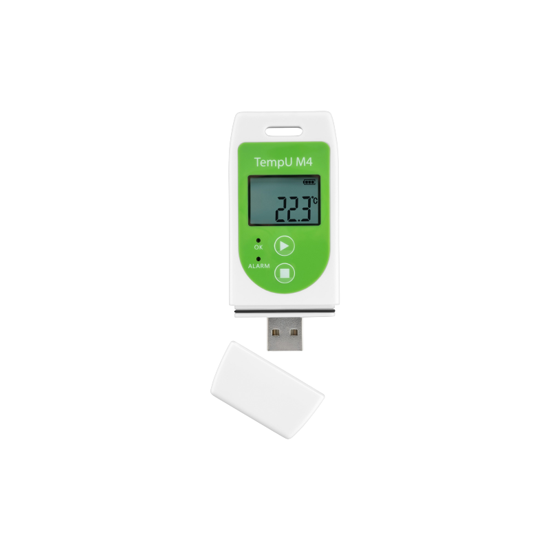 Multi-use temperature data logger TempU M4