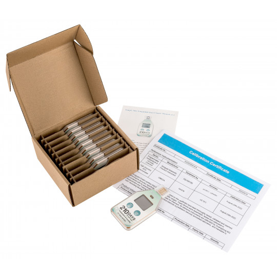TempU S8b Single-use data logger for temperature and humidity