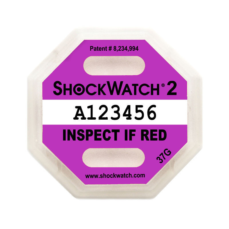 Shock indicator Shockwatch 2 label in different variants