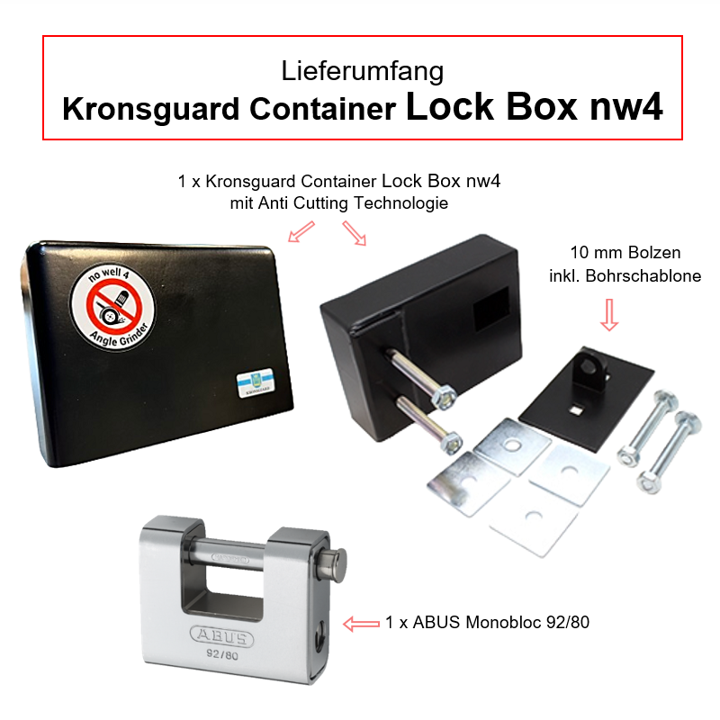 Kronsguard Lockbox: Robust container lock with anti-cutting technology