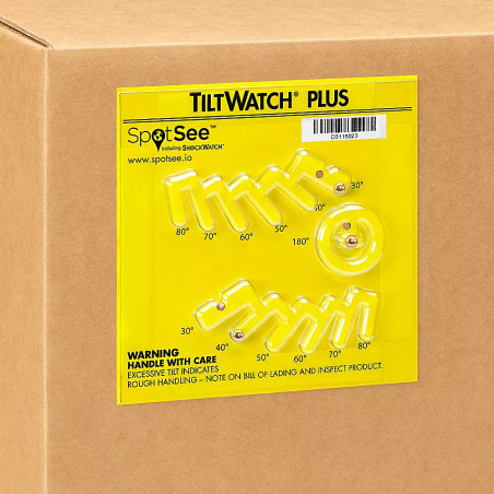 Tilt indicator TiltWatch Plus for the slightest inclinations