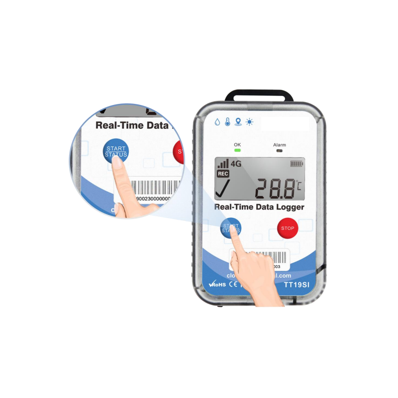 Real-time data logger TempU TT19 with global live tracking