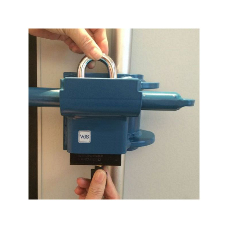 Certified Omega container lock incl. padlock